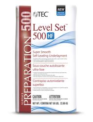 TEC® Gray Level Set 500 Super Smooth Self Leveling Underlayment - 50 lb ...