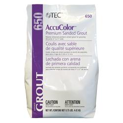 TEC® AccuColor® Jet Black Premium Sanded Grout 650 - 9.75 lbs. at Menards®