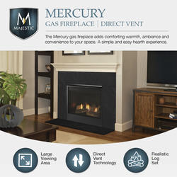 Majestic Mercury 32" Direct Vent Gas Fireplace at Menards®