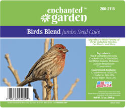 Enchanted Garden™ Birds Blend Jumbo Bird Seed Cake - 32 oz at Menards®
