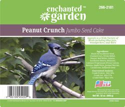 Enchanted Garden™ Peanut Crunch Jumbo Bird Seed Cake - 32 oz at Menards®