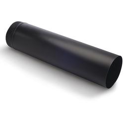 6" ID x 12" Single Wall Black Stove Vent Pipe at Menards®