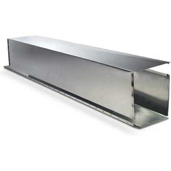 Heating & Cooling Products 8" x 16" x 48" 26 Gauge Rectangular Metal ...