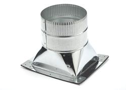 6" x 7" x 6" Side To Takeoff Duct Fitting at Menards®
