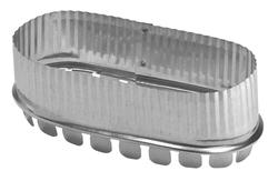 8" Oval Start Collar With Crimp 30-Gauge Duct Fitting at Menards®