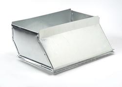 18" x 8" Offset Rectangular Duct Start Collar 26-Gauge Duct Fitting at Menards®