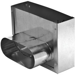 4" x 12" x 6" 90° Oval Register Box Duct Fitting at Menards®