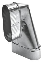 6" Oval To 6" Oval Reverse Boot Duct Fitting at Menards®