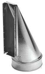 2-1/4" x 12" x 6" S Left End Stack Boot Duct Fitting at Menards®