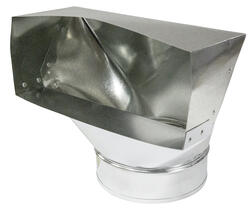 6" x 10" x 6" Elbow Boot Duct Fitting at Menards®