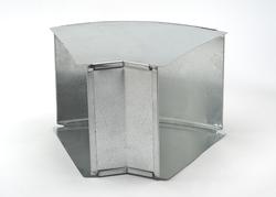 14" x 8" 45° Flat Angle Square Throat Duct Fitting at Menards®