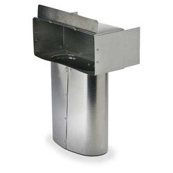 6" x 10" x 6" Oval Stack Head 9" Throat Duct Fitting at Menards®