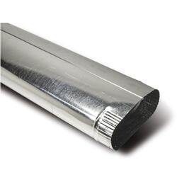 6" x 100" Oval Metal 30-Gauge Duct Pipe at Menards®