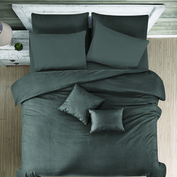 DreamCraft™ Solid Gray 7Pc Bed In A Bag - Twin at Menards®