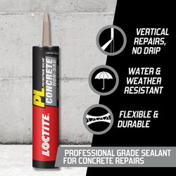Loctite® PL® Limestone Concrete Non-Sag Polyurethane Sealant - 10 oz ...