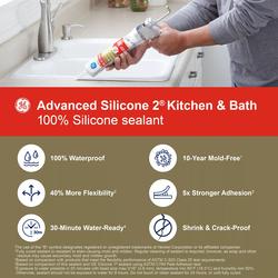 GE Advanced Clear Kitchen & Bath Sealant - 10.1 oz. at Menards®