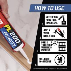 Loctite® PL® 200 General Purpose Construction Adhesive - 10 oz. at Menards®