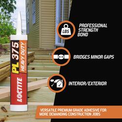 Loctite® PL® 375 Heavy Duty Construction Adhesive - 28 oz. at Menards®