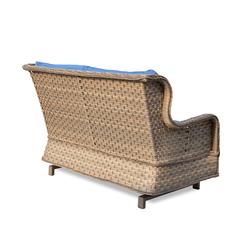 Backyard Creations® Cascade Cove Brown 4-Piece Wicker Patio Set with ...