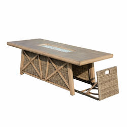 Backyard Creations® Yukon Propane Gas Fire Pit Table at Menards®