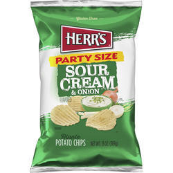 Herr's® Sour Cream & Onion Potato Chips - 13 oz at Menards®