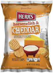 Herr's® Horseradish and Cheddar Potato Chips - 6.5 oz at Menards®