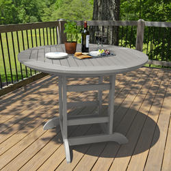 Highwood® 48" Round Counter Height Dining Table in Harbor Gray at Menards®