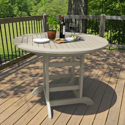 Highwood® 48" Round Counter Height Dining Table in Whitewash at Menards®