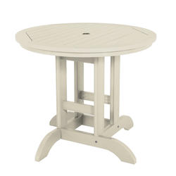 Highwood® 36" Round Dining Table in Whitewash at Menards®