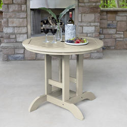 Highwood® 36" Round Dining Table in Whitewash at Menards®