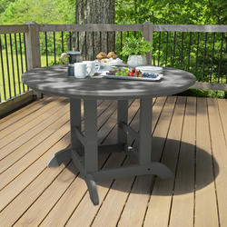 Highwood® 48" Round Dining Table in Coastal Teak at Menards®