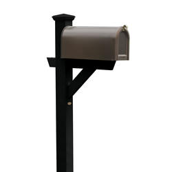 Highwood® All-Weather Mailbox Post in Black at Menards®