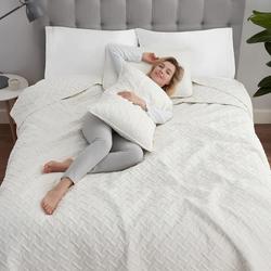 Serta® ComfortSure® 2-Piece Twin Quilt Bedding Set - Ivory at Menards®