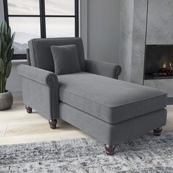 Bush Furniture Coventry Dark Gray Chaise at Menards®