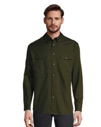 Pioneer® Men's Utility Green Long Sleeve Work Shirt - Medium at Menards®