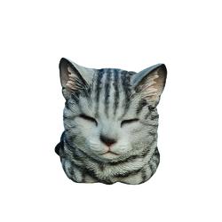 7-1/2" Resin Small Sleeping Tabby Cat Garden Statue at Menards®