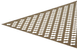 SteelWorks 12" x 24" Cloverleaf Decorative Aluminum Sheet Metal at Menards®