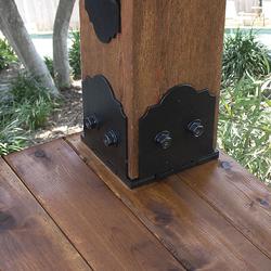 OZCO™ Laredo Sunset 8" x 8" Decorative Post Base at Menards®