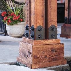 OZCO™ Laredo Sunset 4" x 4" Decorative Post Base at Menards®