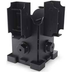 OZCO™ Laredo Sunset 4" x 4" Elevated Post Base with Twin Rail Saddle at ...