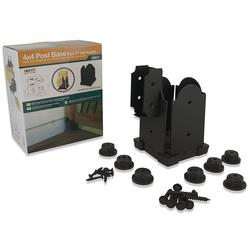 OZCO™ Laredo Sunset 4" x 4" Elevated Post Base with Single Rail Saddle ...