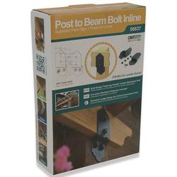 OZCO™ Laredo Sunset 5" Post-to-Beam Bolt Inline Connector - 2 Pack at ...