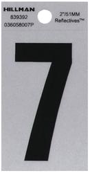 Hillman™ 2" Black Reflective Address Number 7 at Menards®