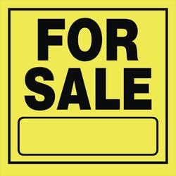 Hillman™ 11" x 11" For Sale Sign Yellow at Menards®