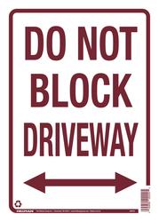 Hillman® 10" x 14" Don't Block Driveway Sign at Menards®