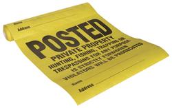 Hillman® 11" x 11" Posted Private Property Tyvek Sign at Menards®