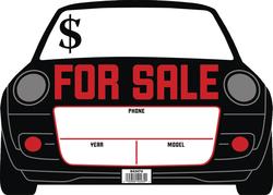 Hillman® 10" x 14" Automobile For Sale with Car Illustration Sign at ...