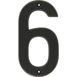 Hillman™ 6" Old World Bronze House Number 6 at Menards®