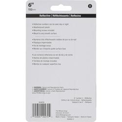 Hillman™ 6" Plastic Reflective House Number 0 at Menards®