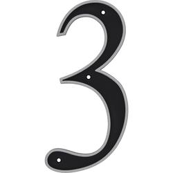 Hillman™ 6" Plastic Reflective House Number 3 at Menards®